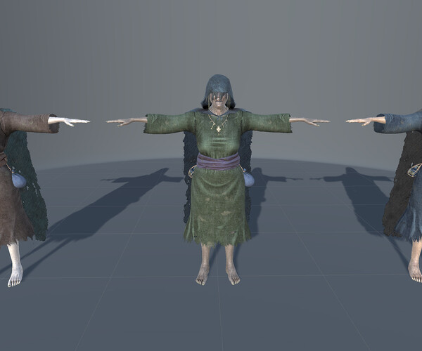 ArtStation - Witch | Game Assets