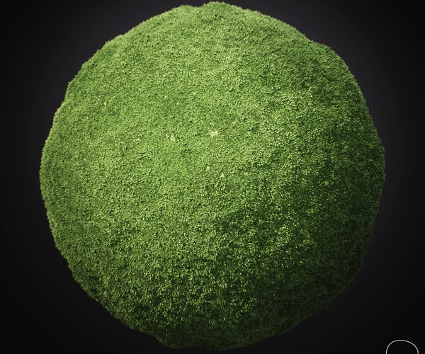 ArtStation - Moss PBR Tileable Material | Game Assets