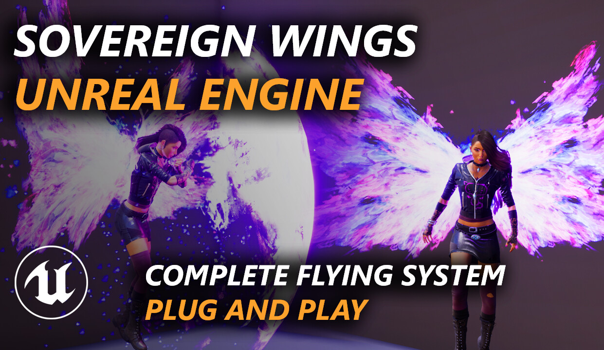 ArtStation - Sovereign Wings - Unreal Engine flying system | Game Assets