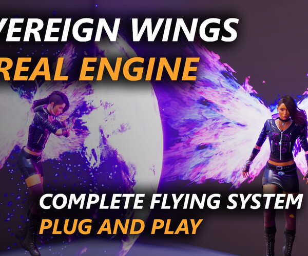 ArtStation - Sovereign Wings - Unreal Engine flying system | Game Assets