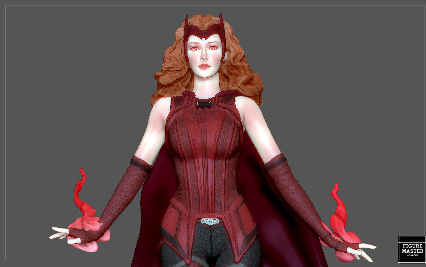 ArtStation - WANDA SCARLET WITCH FROM MARVEL MCU DRAMA WANDA VISION ...