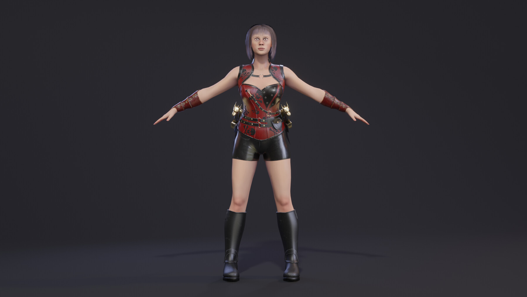 ArtStation - Assassin Girl | Game Assets