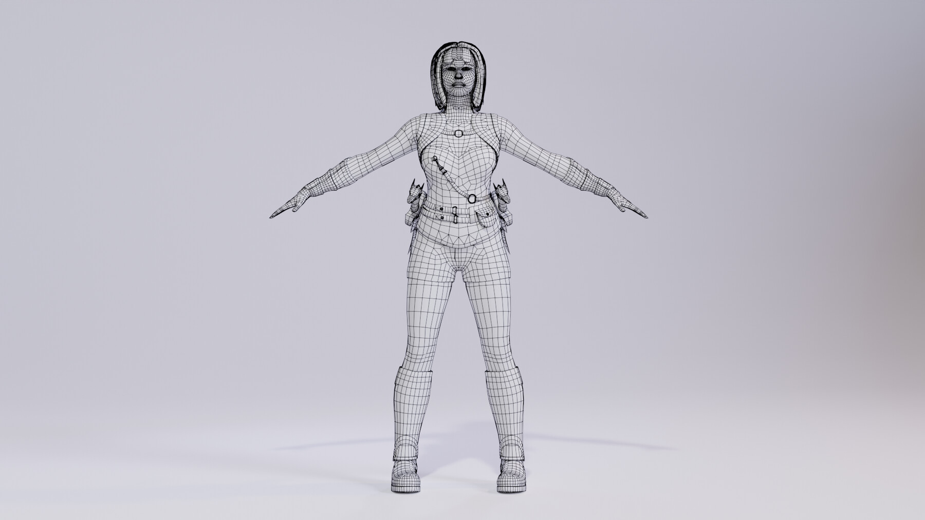 ArtStation - Assassin Girl | Game Assets