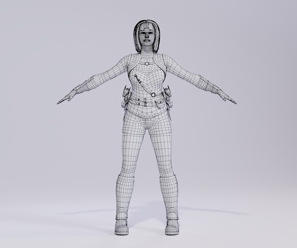 ArtStation - Assassin Girl | Game Assets