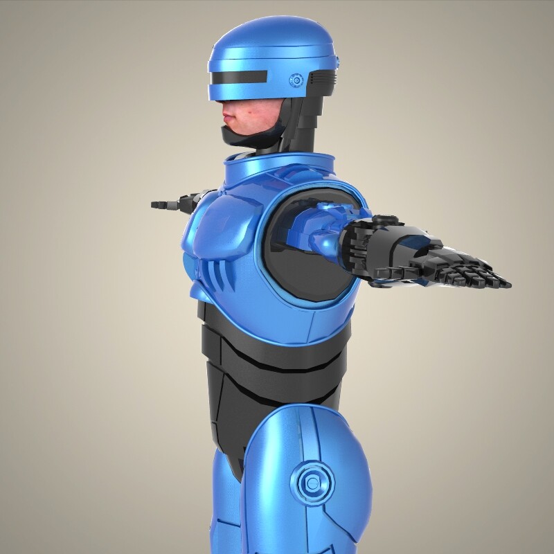 ArtStation - Superhero Robocop | Game Assets