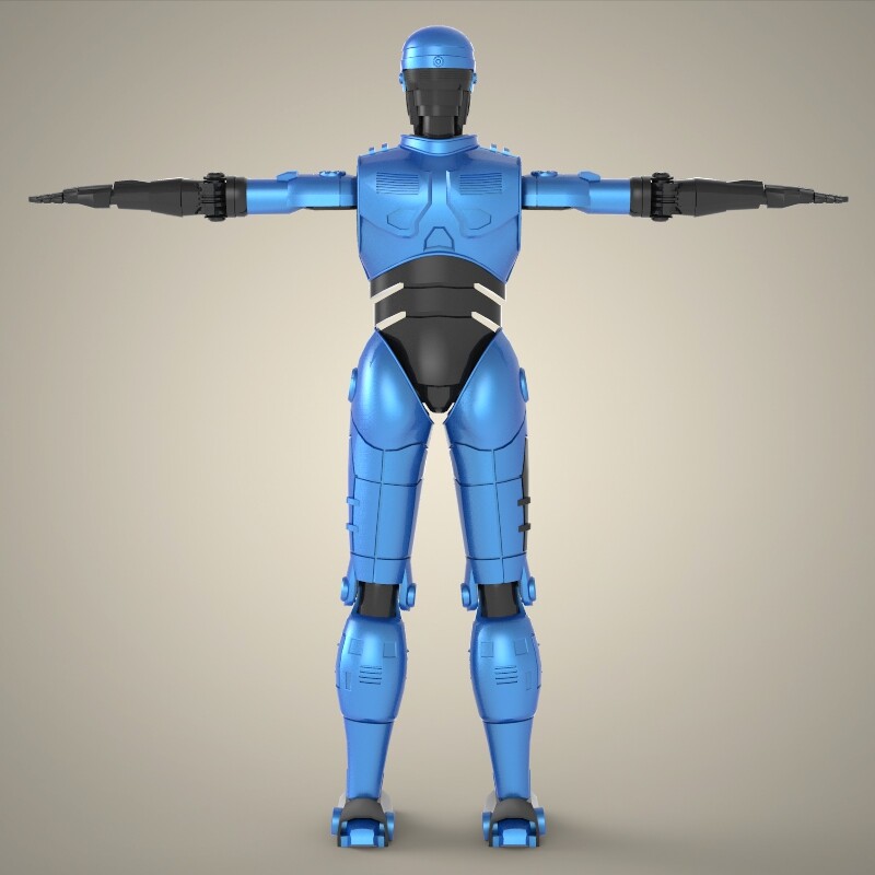 ArtStation - Superhero Robocop | Game Assets