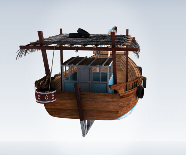 ArtStation - Dhow Boat | Resources