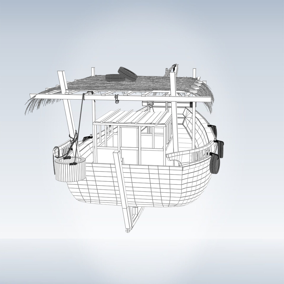 ArtStation - Dhow Boat | Resources