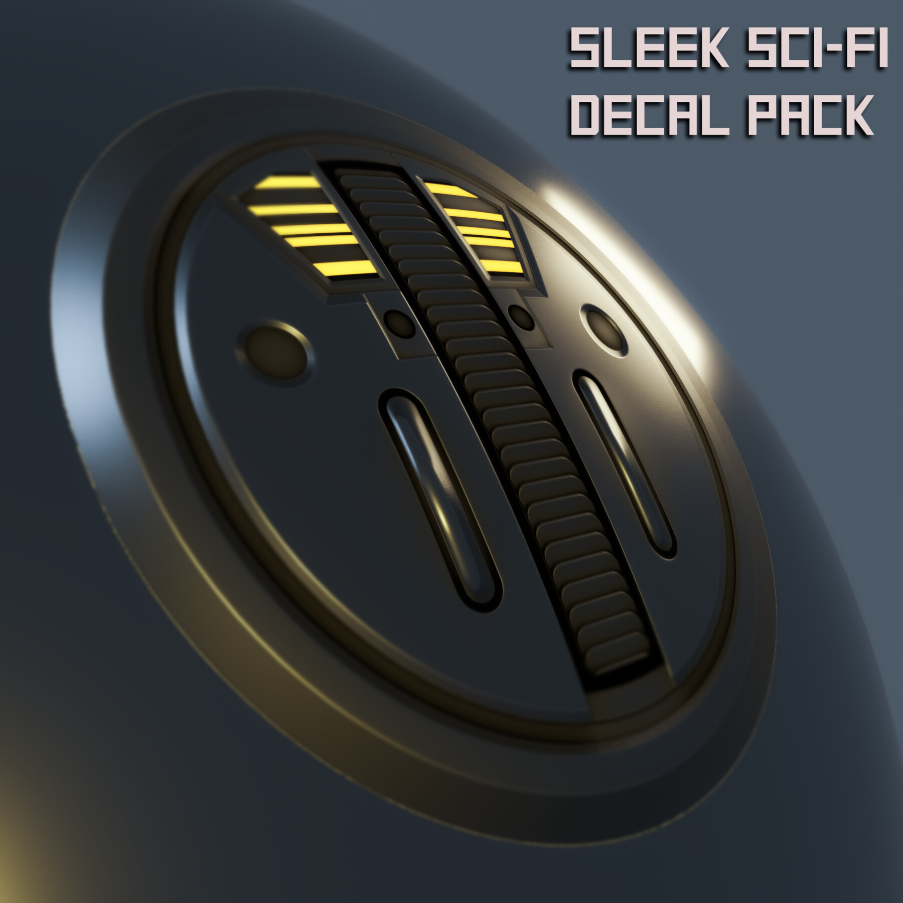 ArtStation - Sleek Sci-fi Decals | Game Assets