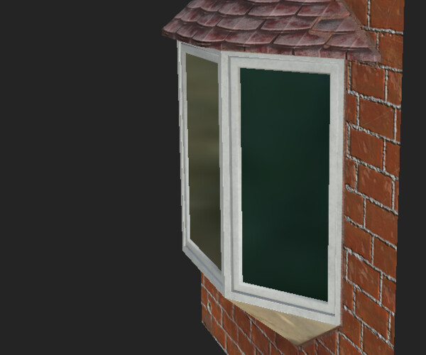 ArtStation - Modern Architecture Wall Window Design, Modeling | Modern ...