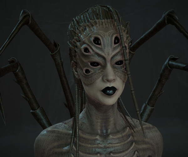 ArtStation - Spider_woman_monster | Game Assets