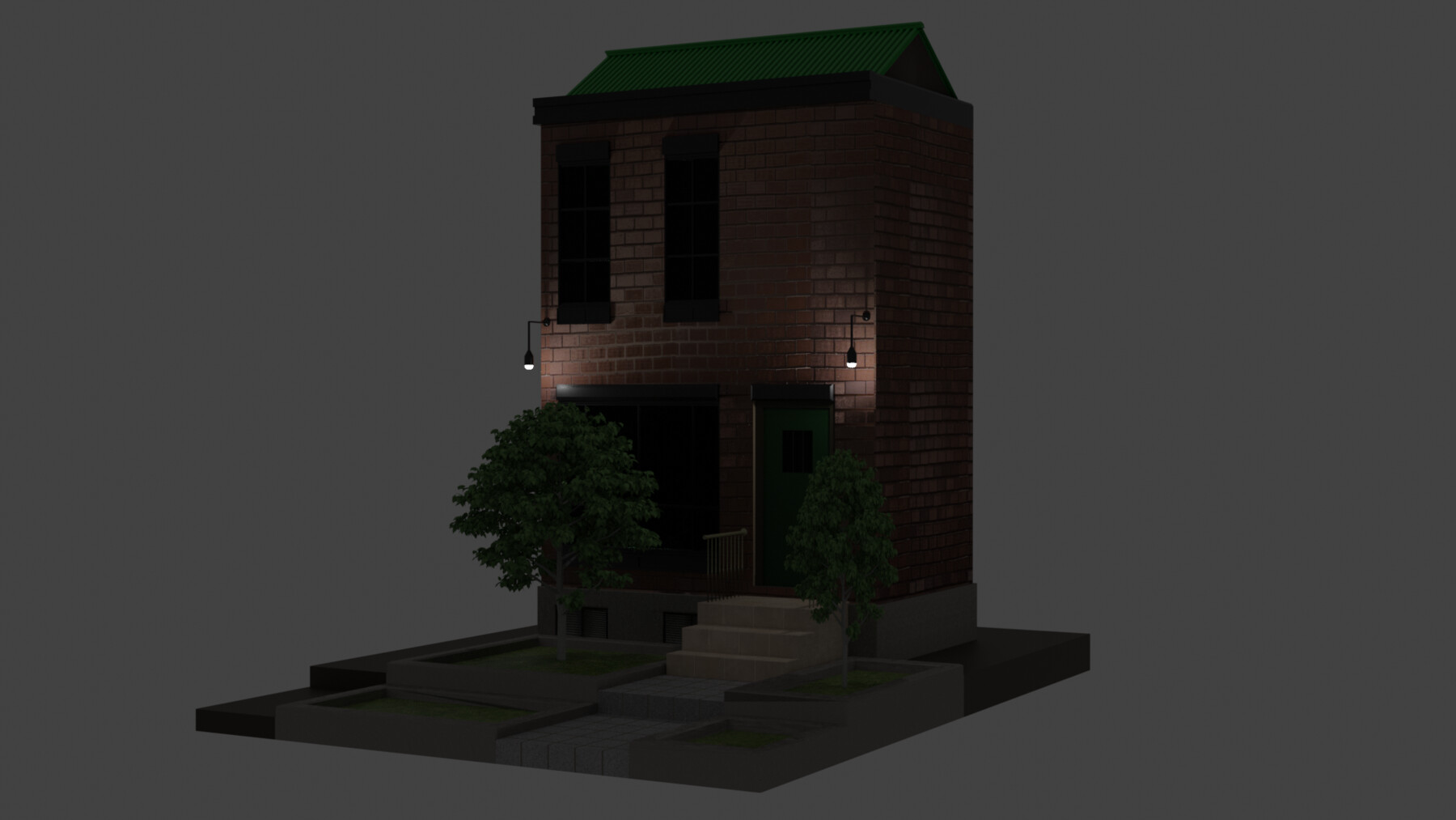 ArtStation - Building Exterior Scene | Resources