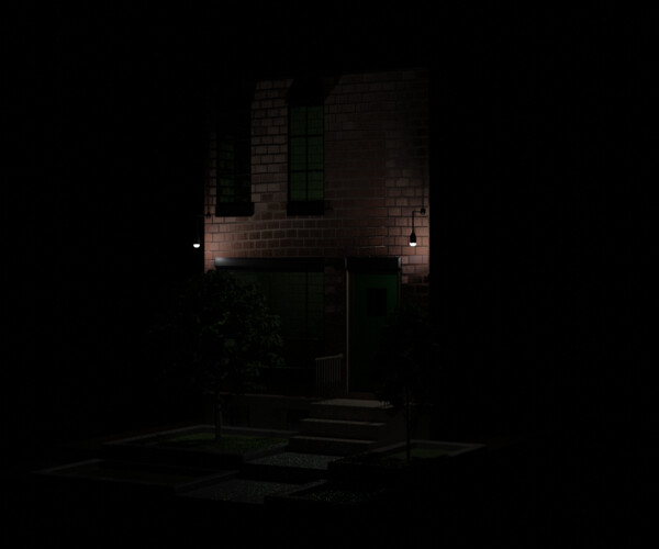 ArtStation - Building Exterior Scene | Resources