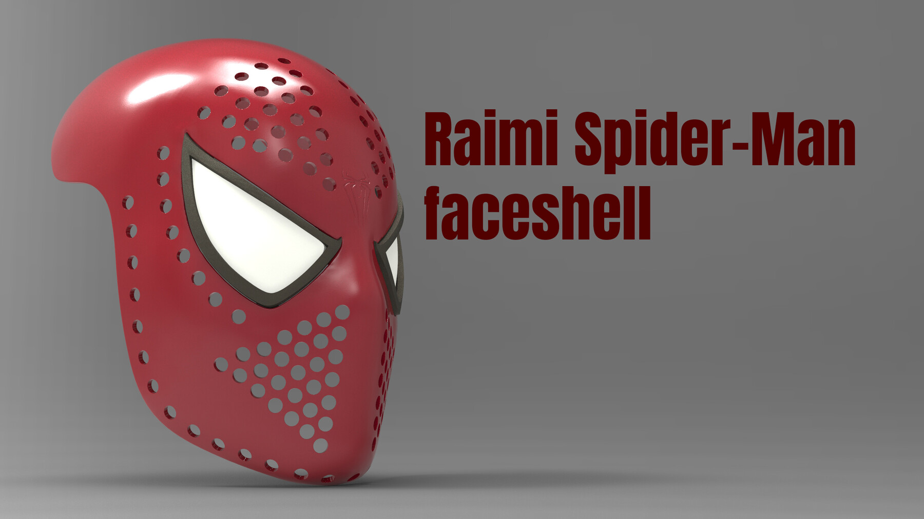 ArtStation - Raimi Spider-Man faceshell 3d print | Resources