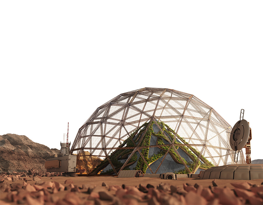 ArtStation - Mars Colony - Illustration Pack | Game Assets