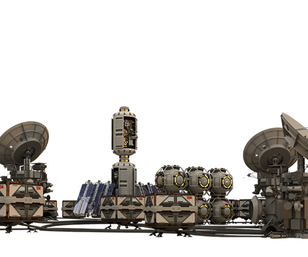 ArtStation - Mars Colony - Illustration Pack | Game Assets