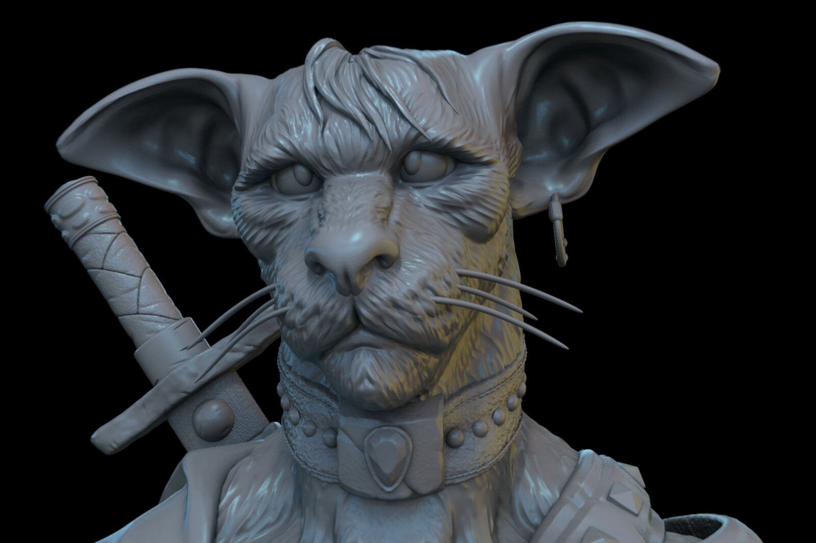 ArtStation - Catbeast bust 3D print model | Resources