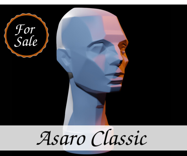ArtStation - Asaro Heads Pack - Planes of the head 3D model | Resources