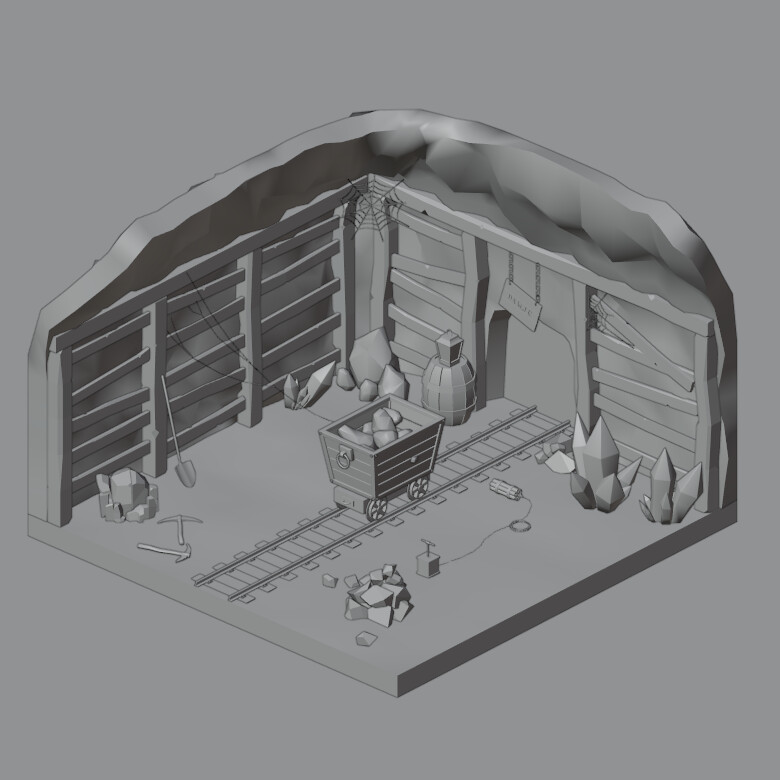ArtStation - Mining | Game Assets