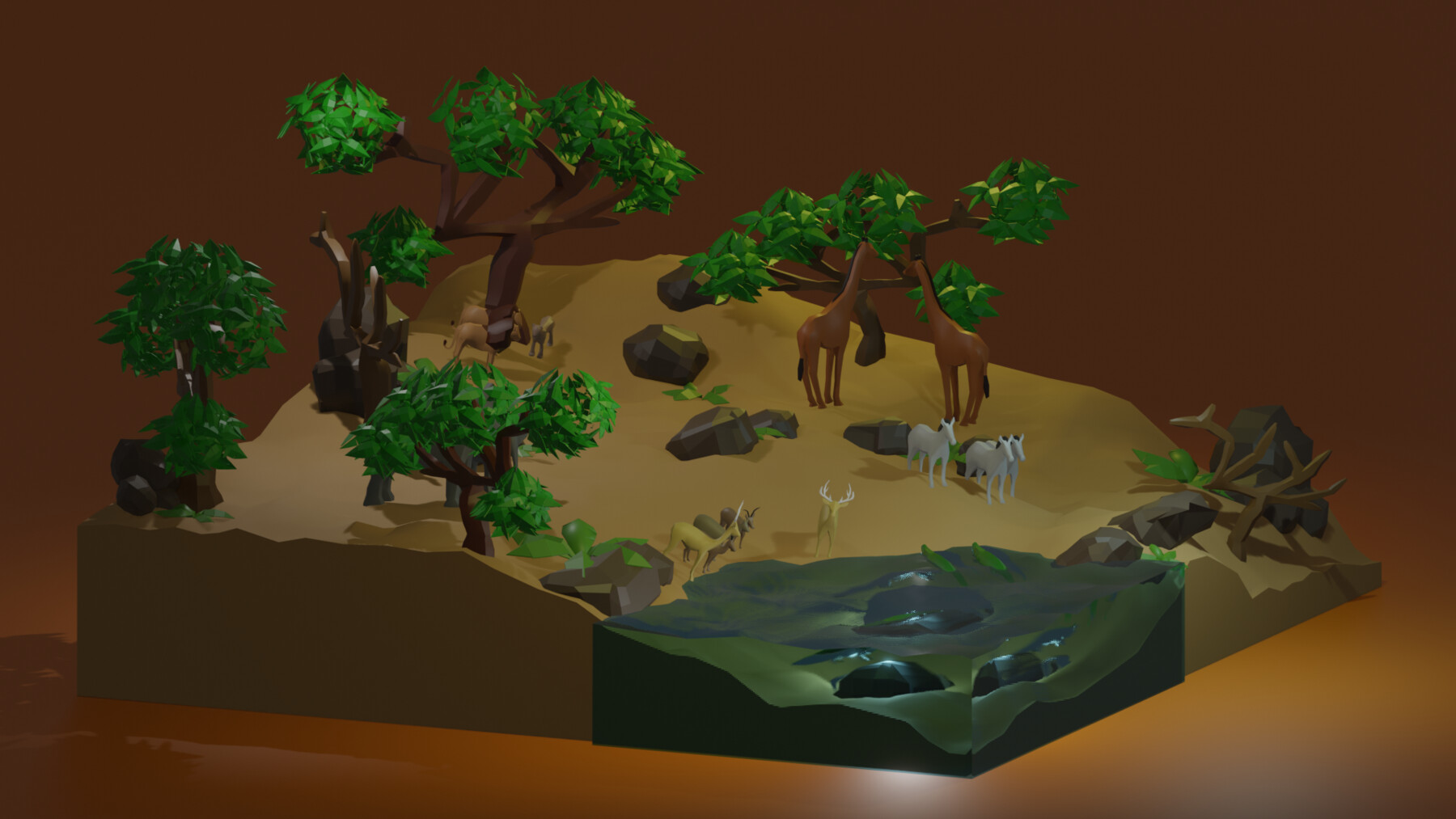 ArtStation - Savanna Set | Game Assets