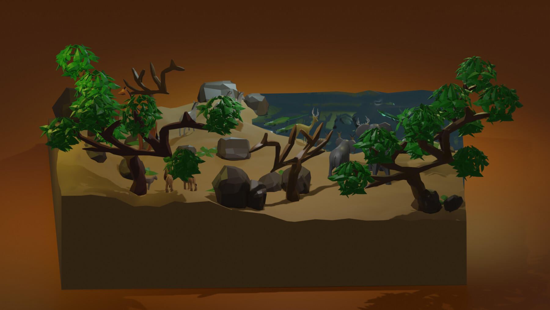 ArtStation - Savanna Set | Game Assets