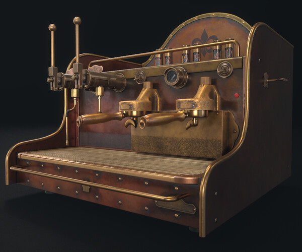 ArtStation - coffee maker | Game Assets
