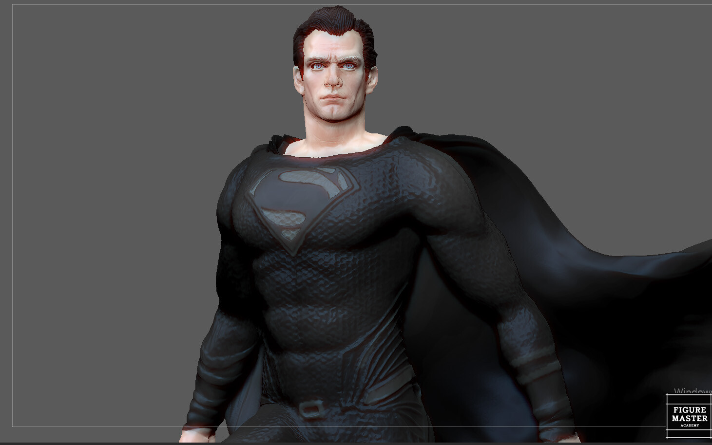 ArtStation - BLACK SUPERMAN JUSTICE LEAGUE JACK SNYDER CUT HENRY CAVILL ...