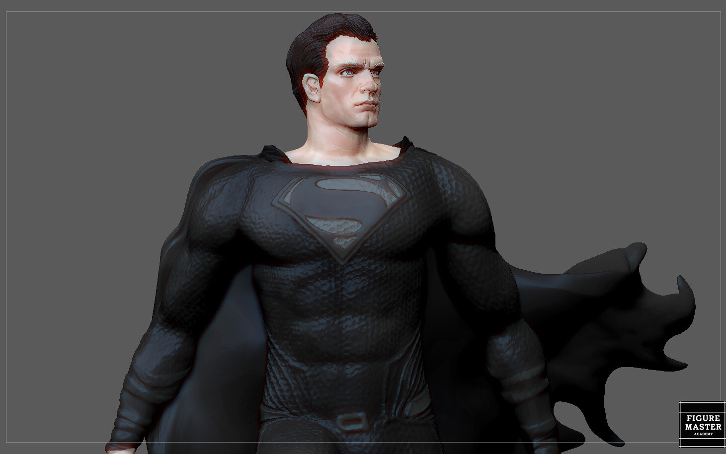 ArtStation - BLACK SUPERMAN JUSTICE LEAGUE JACK SNYDER CUT HENRY CAVILL ...