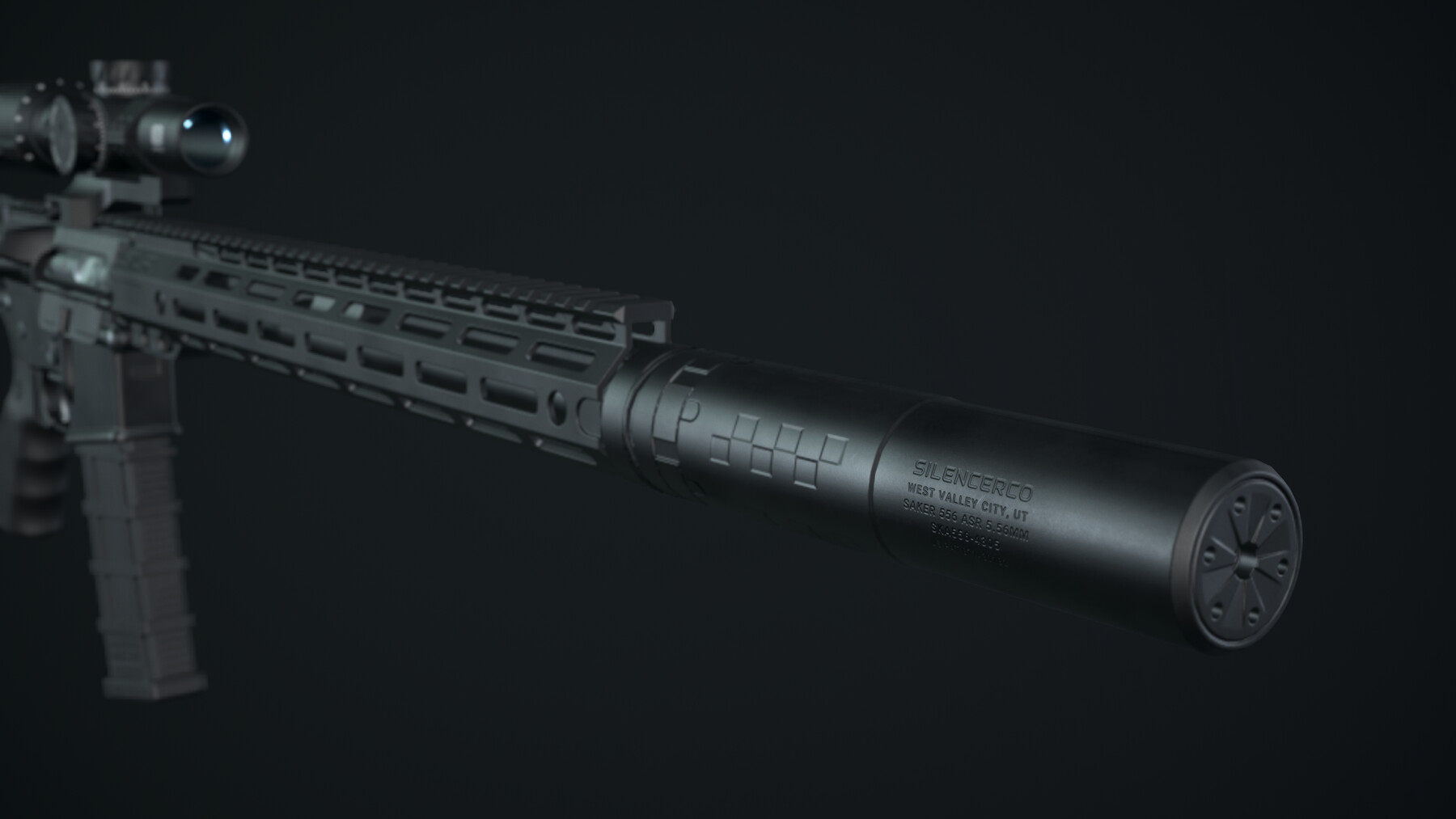 ArtStation - M4A1 Custom-03 Modular | Game Assets