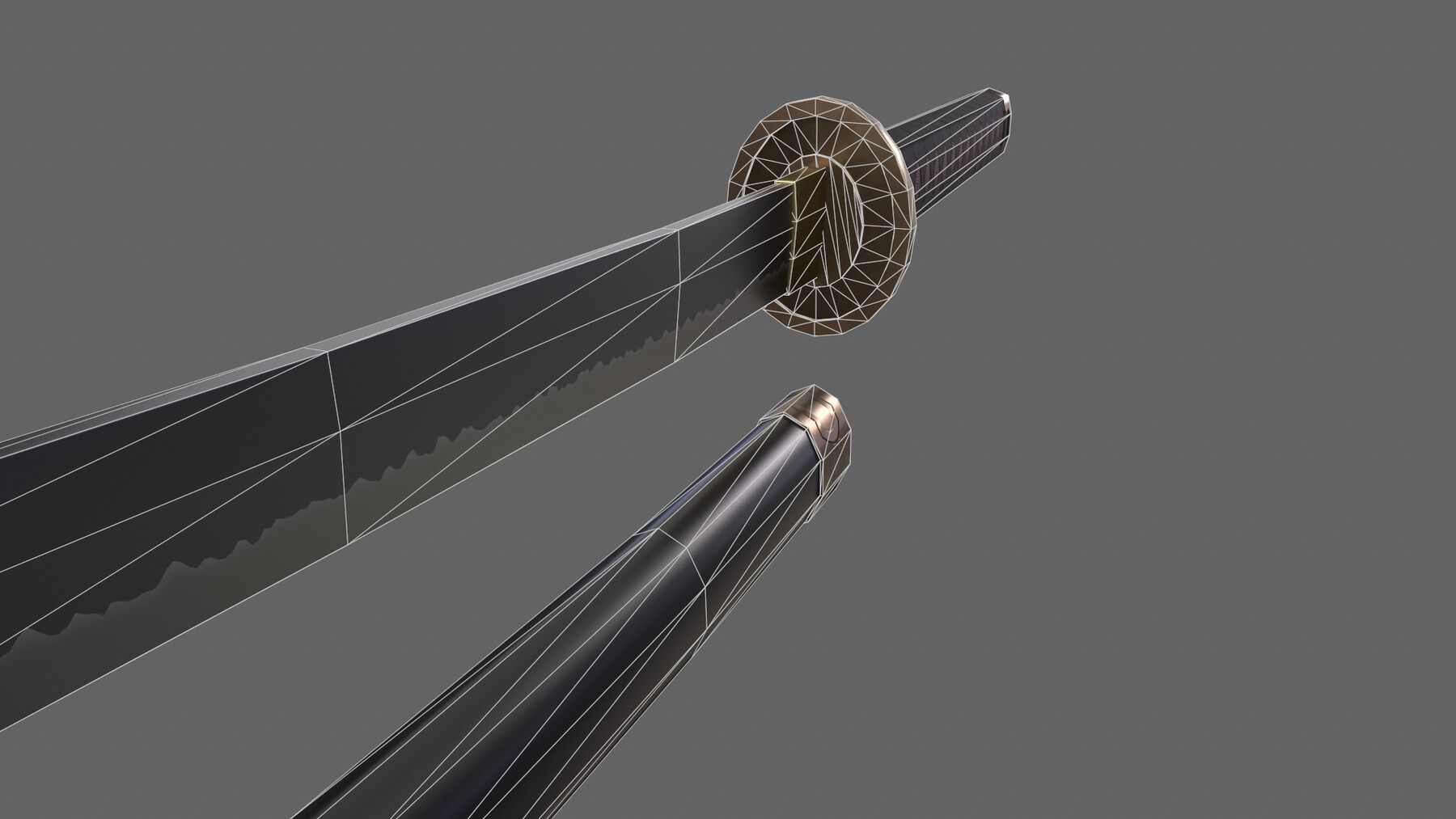 ArtStation - PBR Katana Japanese Sword Ver.2 | Resources