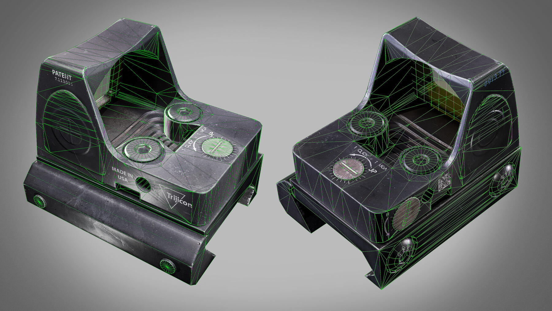 ArtStation - Trijicon RMR | Game Assets