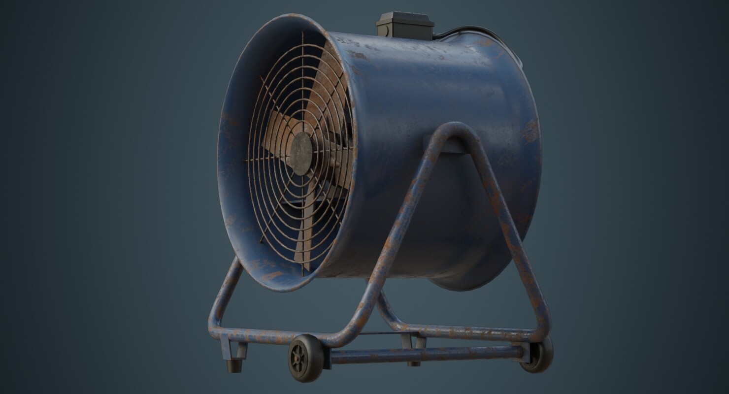 ArtStation - Industrial Fan 1B | Game Assets