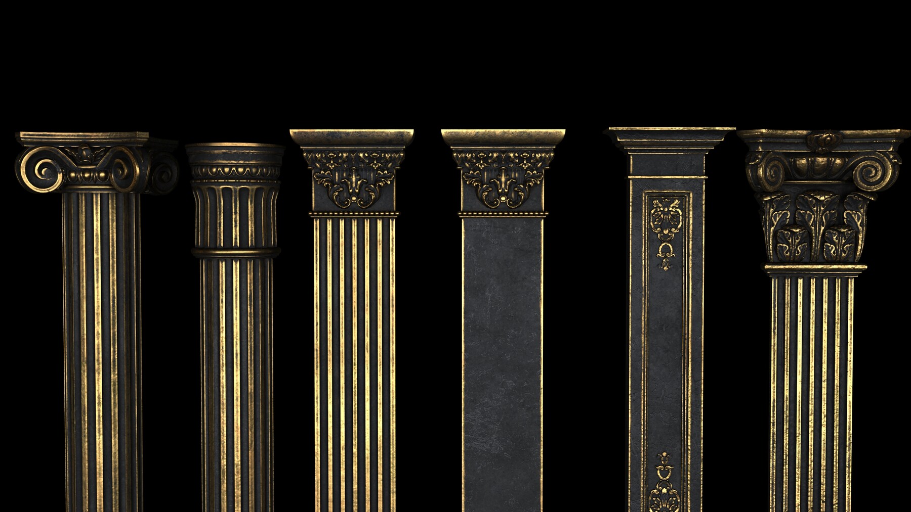 ArtStation - 12 Classical Columns | Resources