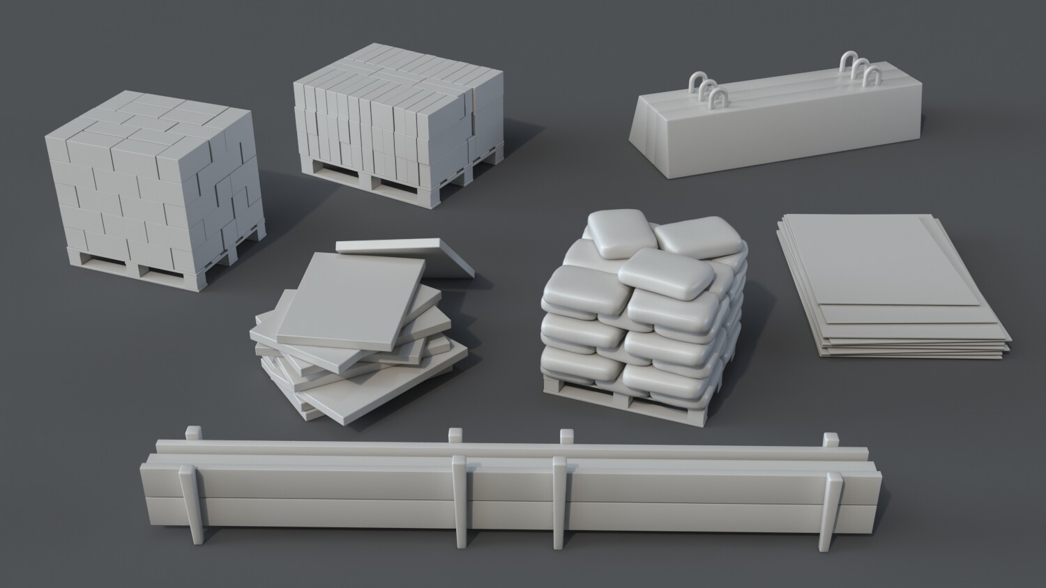 ArtStation - Construction Pack- 66 pieces | Resources