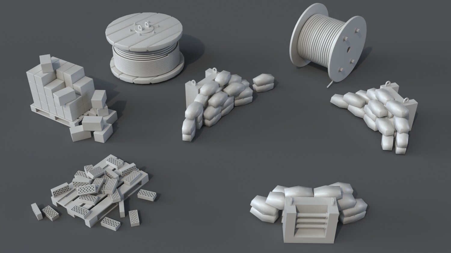 ArtStation - Construction Pack- 66 pieces | Resources