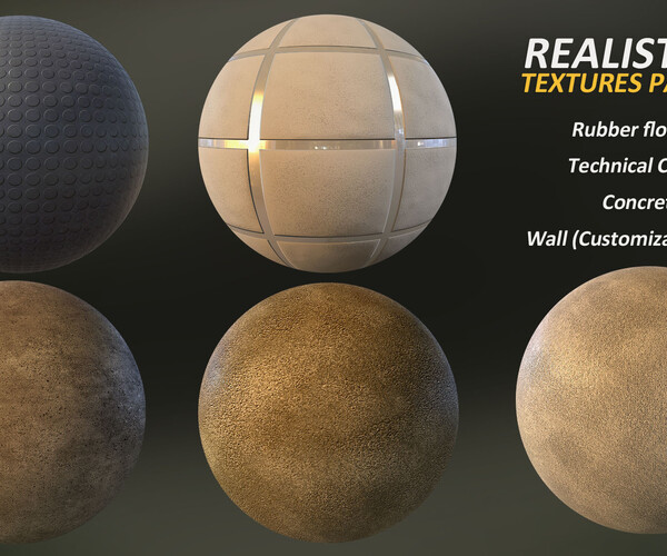 ArtStation - Realistic Textures Pack 1 | Game Assets