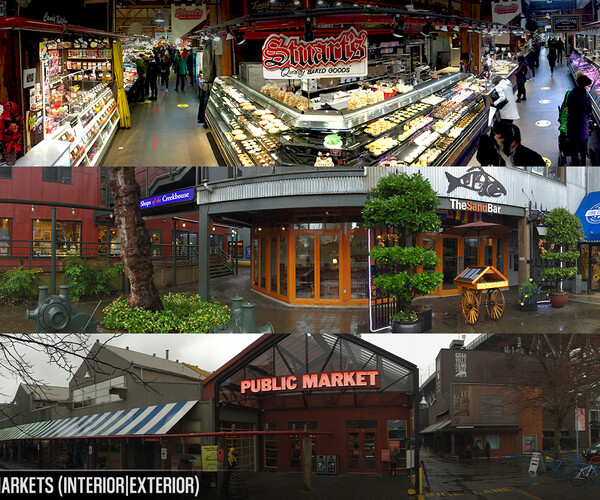 ArtStation - Ref Pack | Public Markets (Interior|Exterior) | Resources