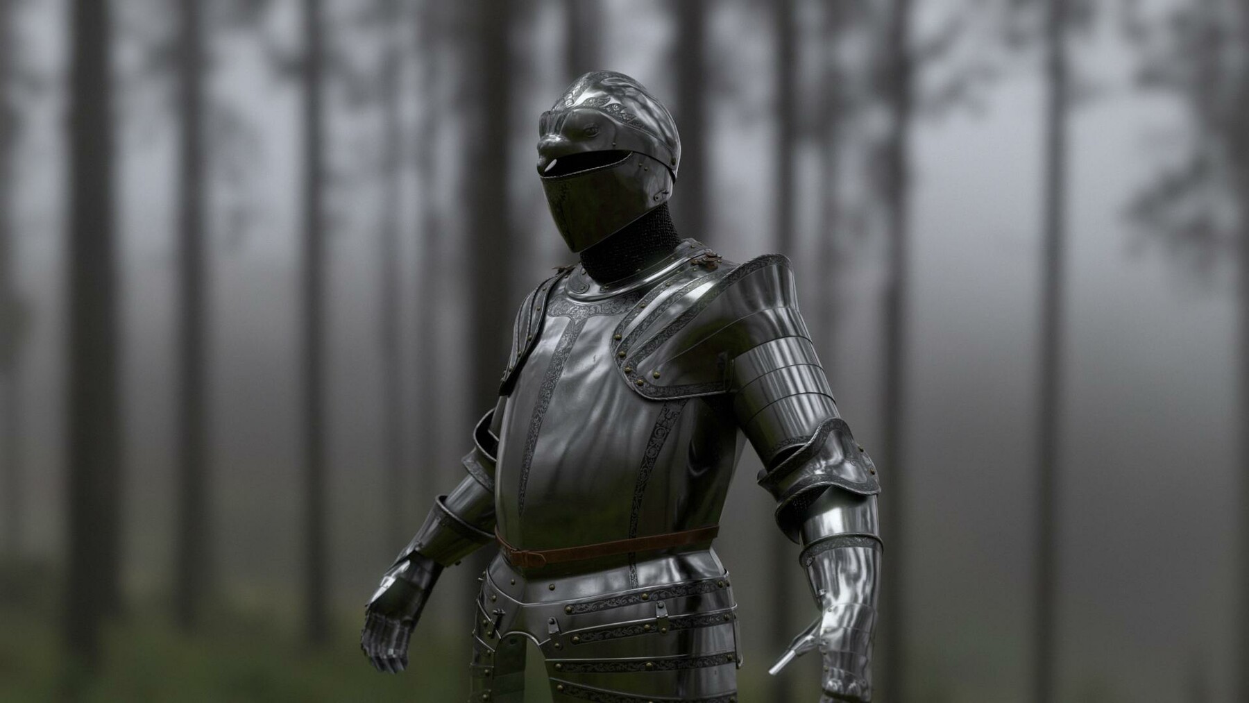 ArtStation - Griffin Medieval Armor HQ Model | Resources