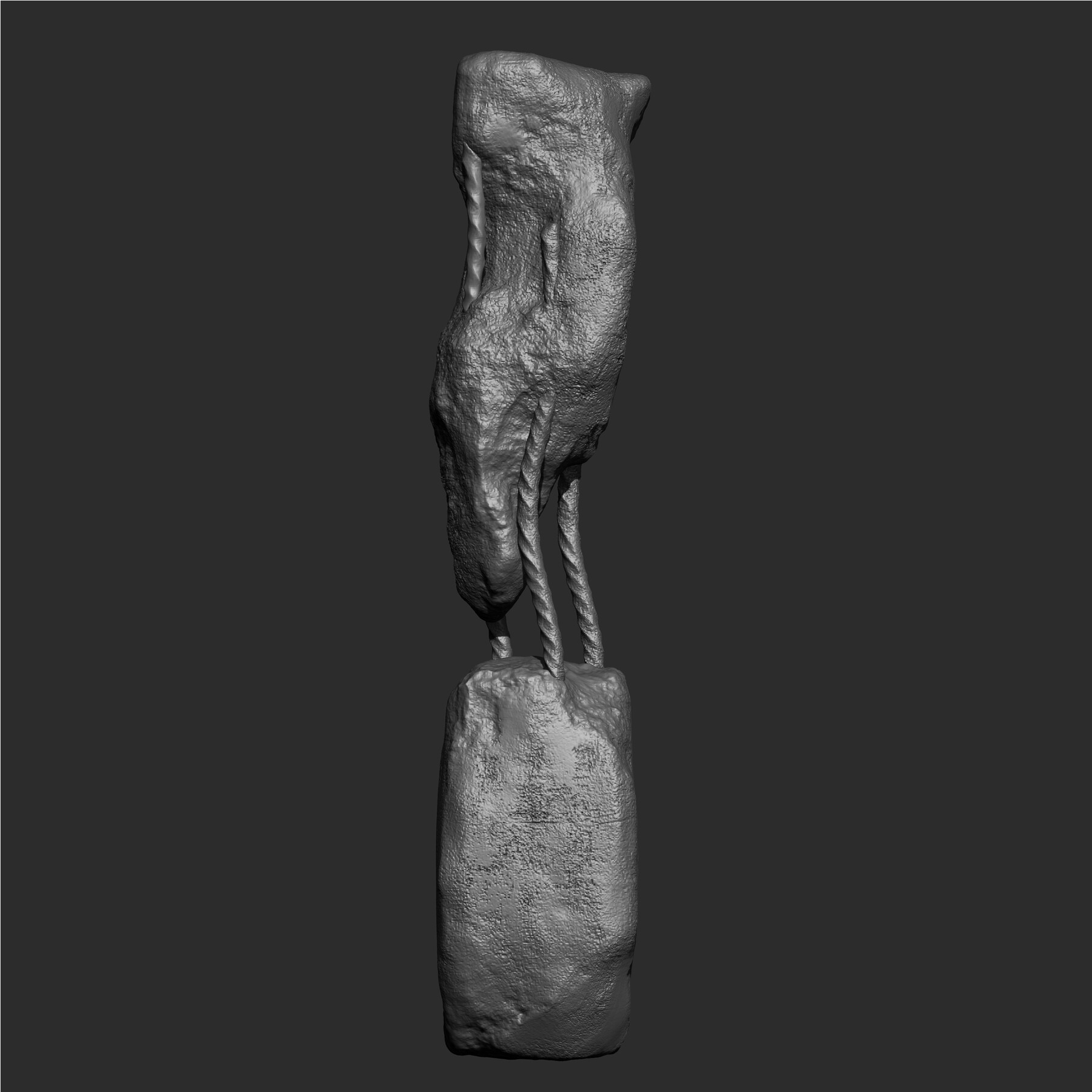 ArtStation - Damaged Concrete Columns IMM Brush Pack (8 in One) | Brushes