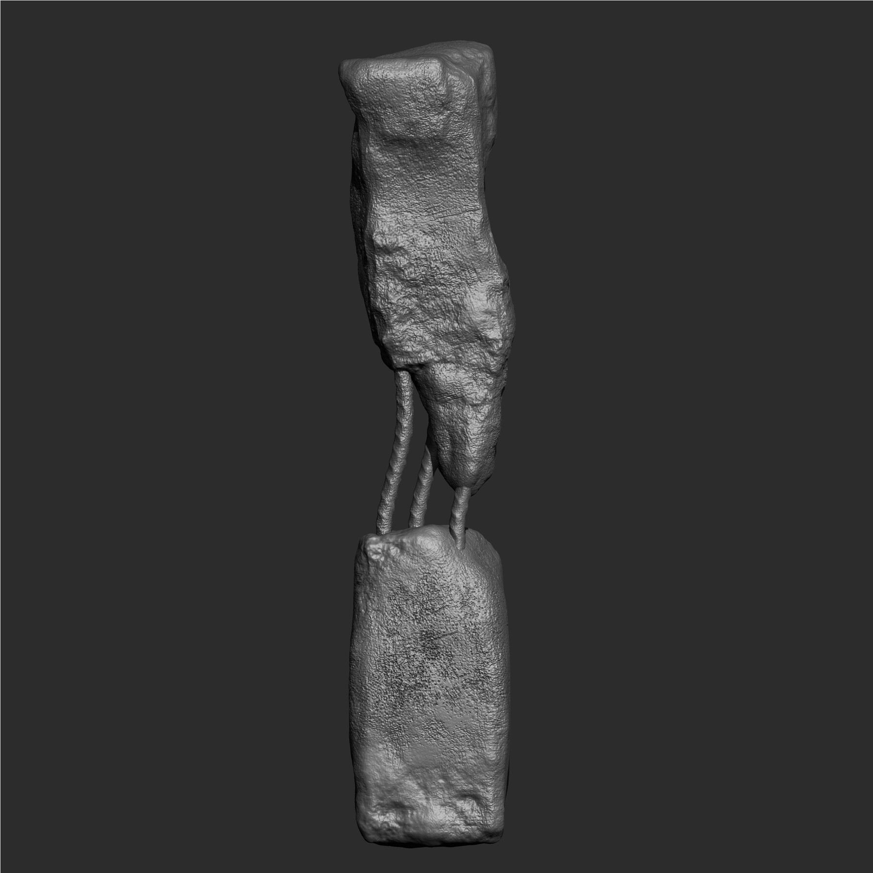 ArtStation - Damaged Concrete Columns IMM Brush Pack (8 in One) | Brushes