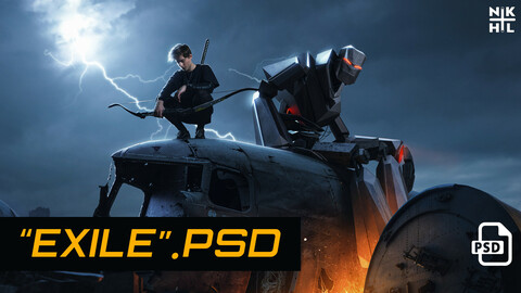 ArtStation - Exile PSD file | Artworks