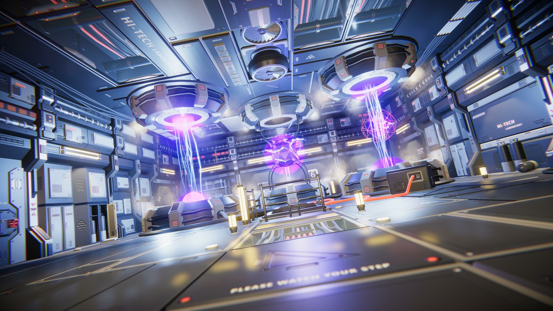 ArtStation - STYLIZED - Sci-Fi Corridor Unity | Game Assets