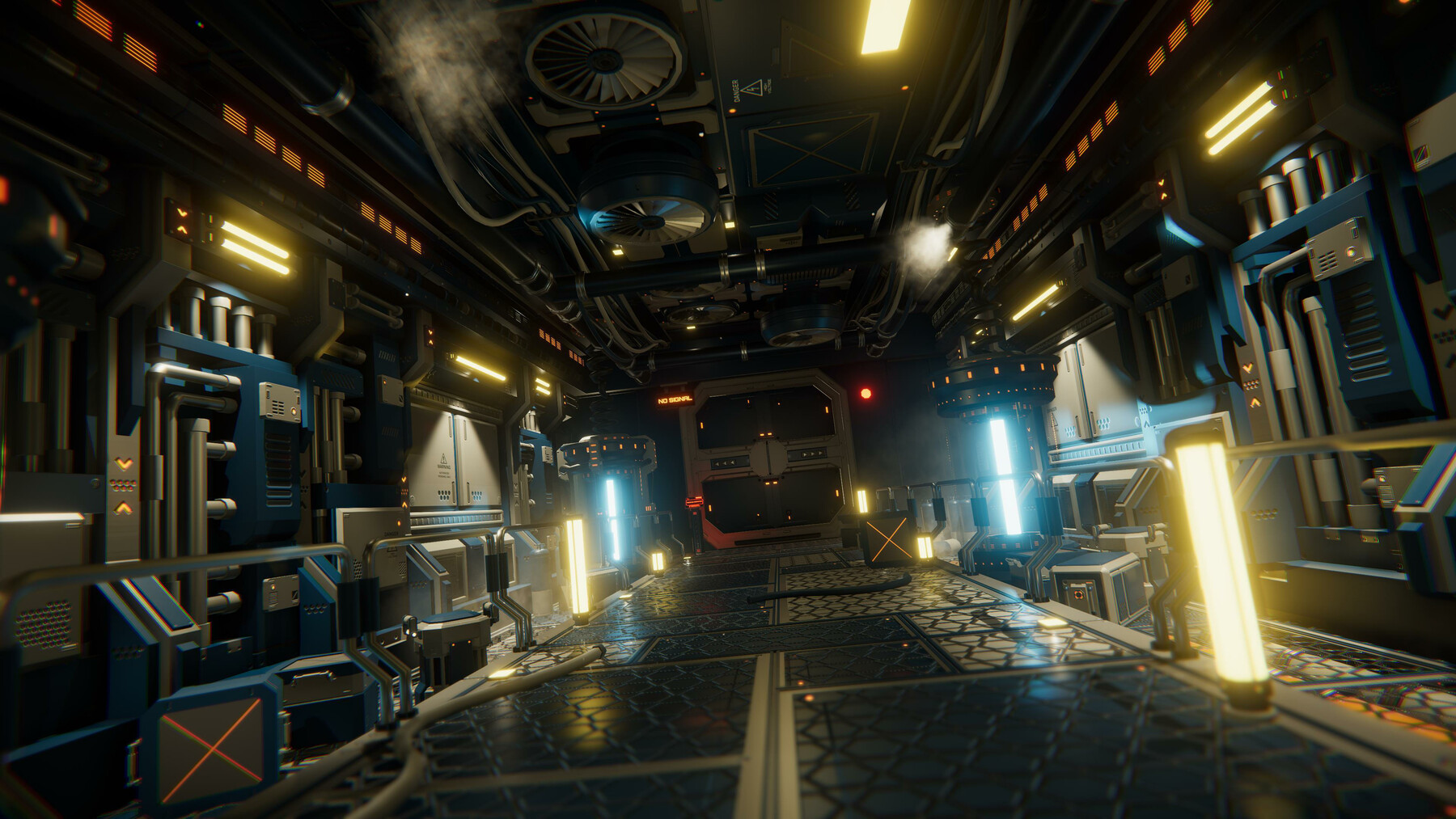 ArtStation - STYLIZED - Sci-Fi Corridor Unity | Game Assets