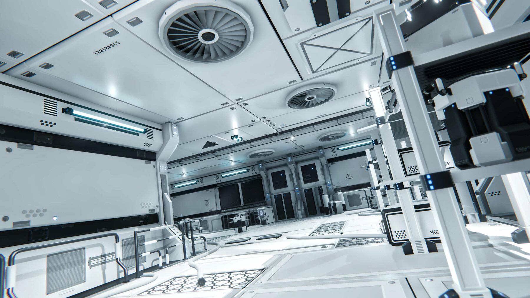 ArtStation - STYLIZED - Sci-Fi Corridor Unity | Game Assets