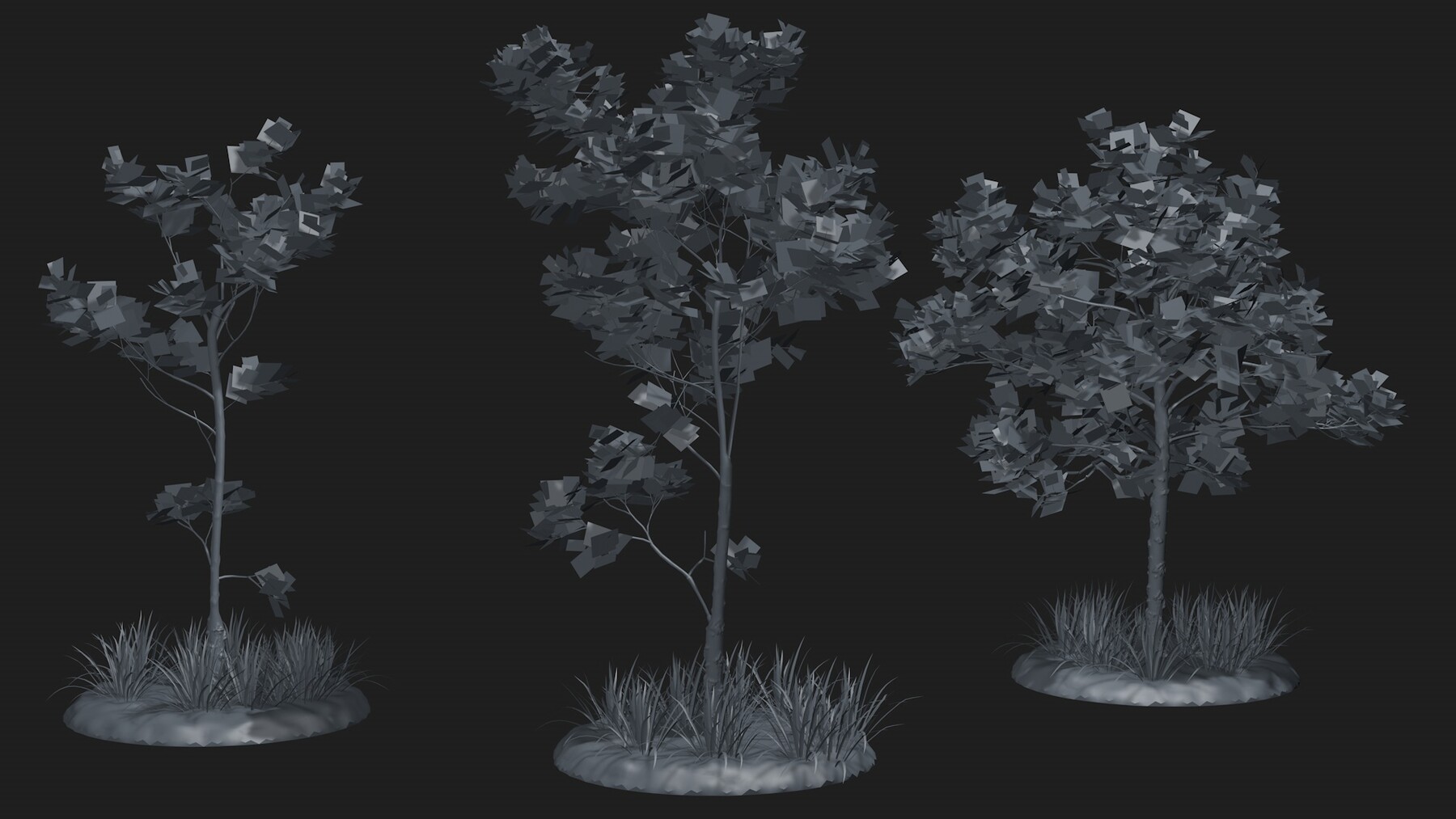 ArtStation - Three trees | Resources