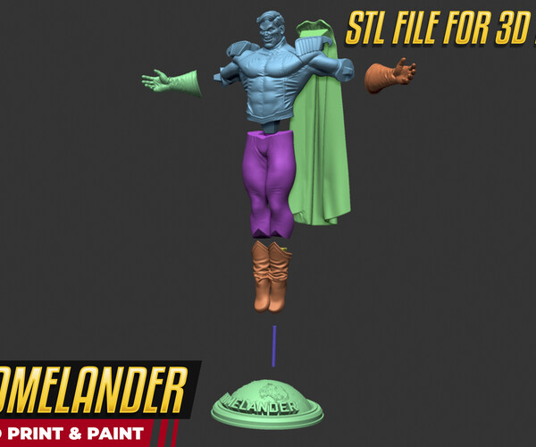 ArtStation - 3D Printable HOMELANDER STL Model | Resources