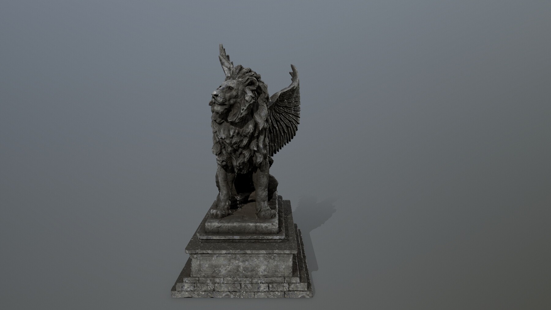 ArtStation - lion statue | Game Assets