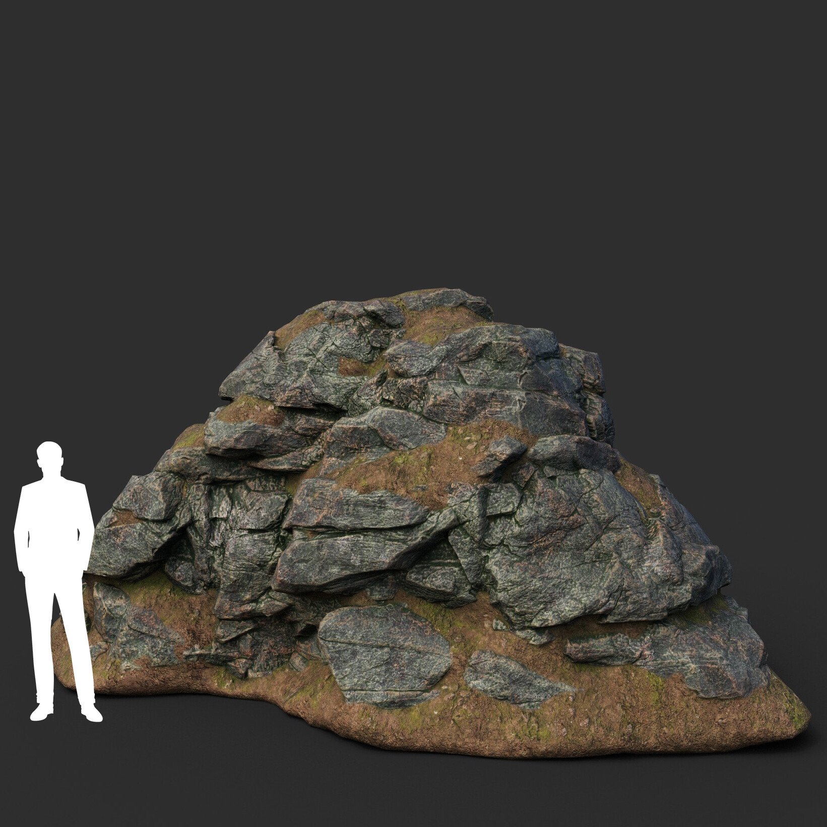 ArtStation - Low poly Rock and Soil Collection 210319 | Game Assets