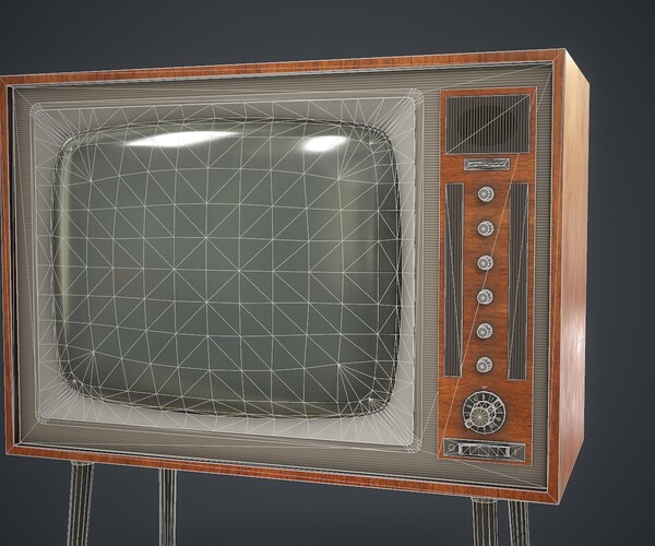ArtStation - Vintage TV | Resources