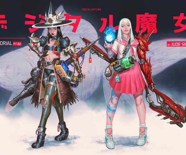 ArtStation - Digital Witches Tutorial Pt02 | Tutorials